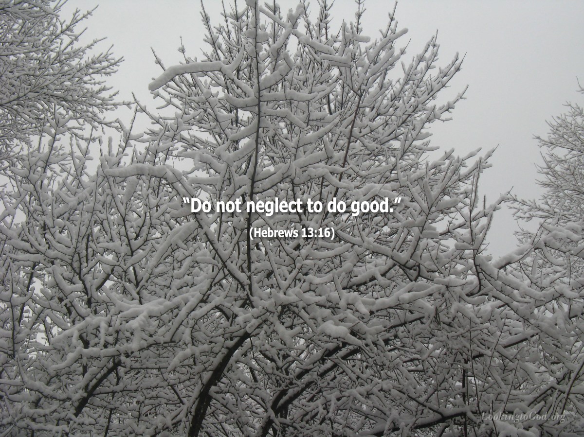 Do Good Always – Looking to God